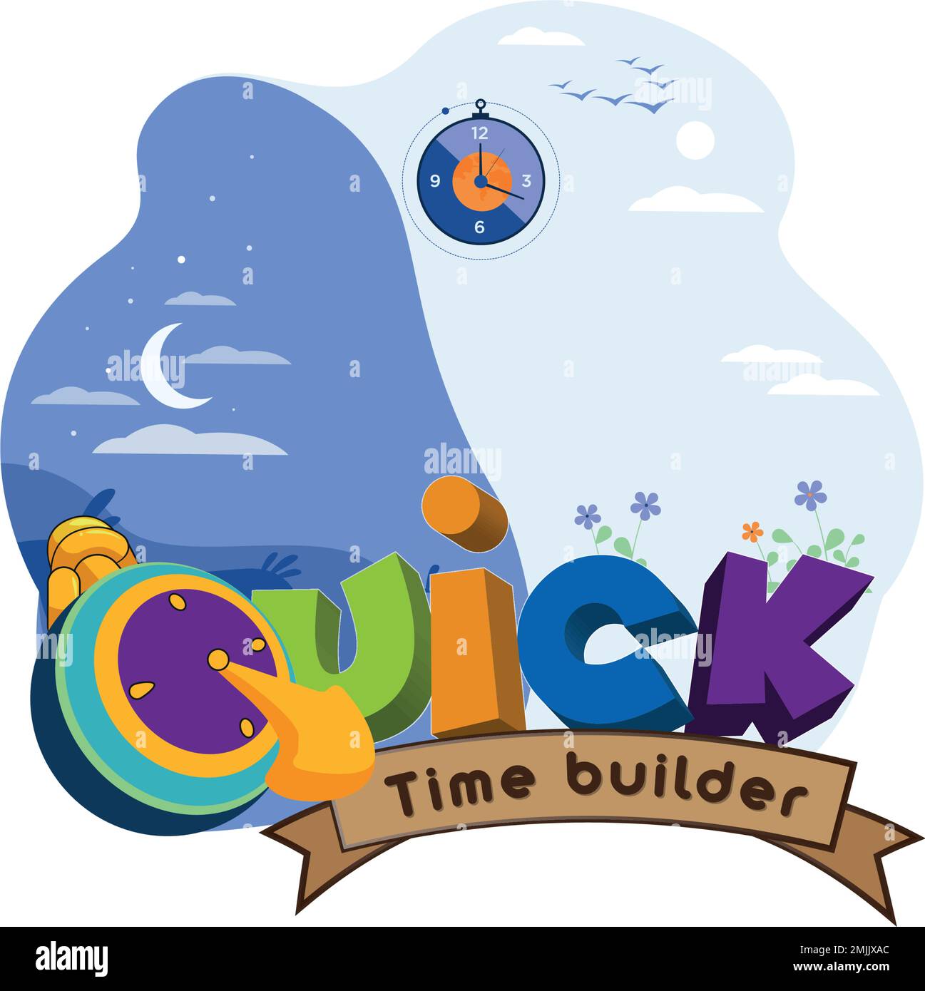 Timer Clock Quick Timer Watch Analog Stock Vector Image And Art Alamy