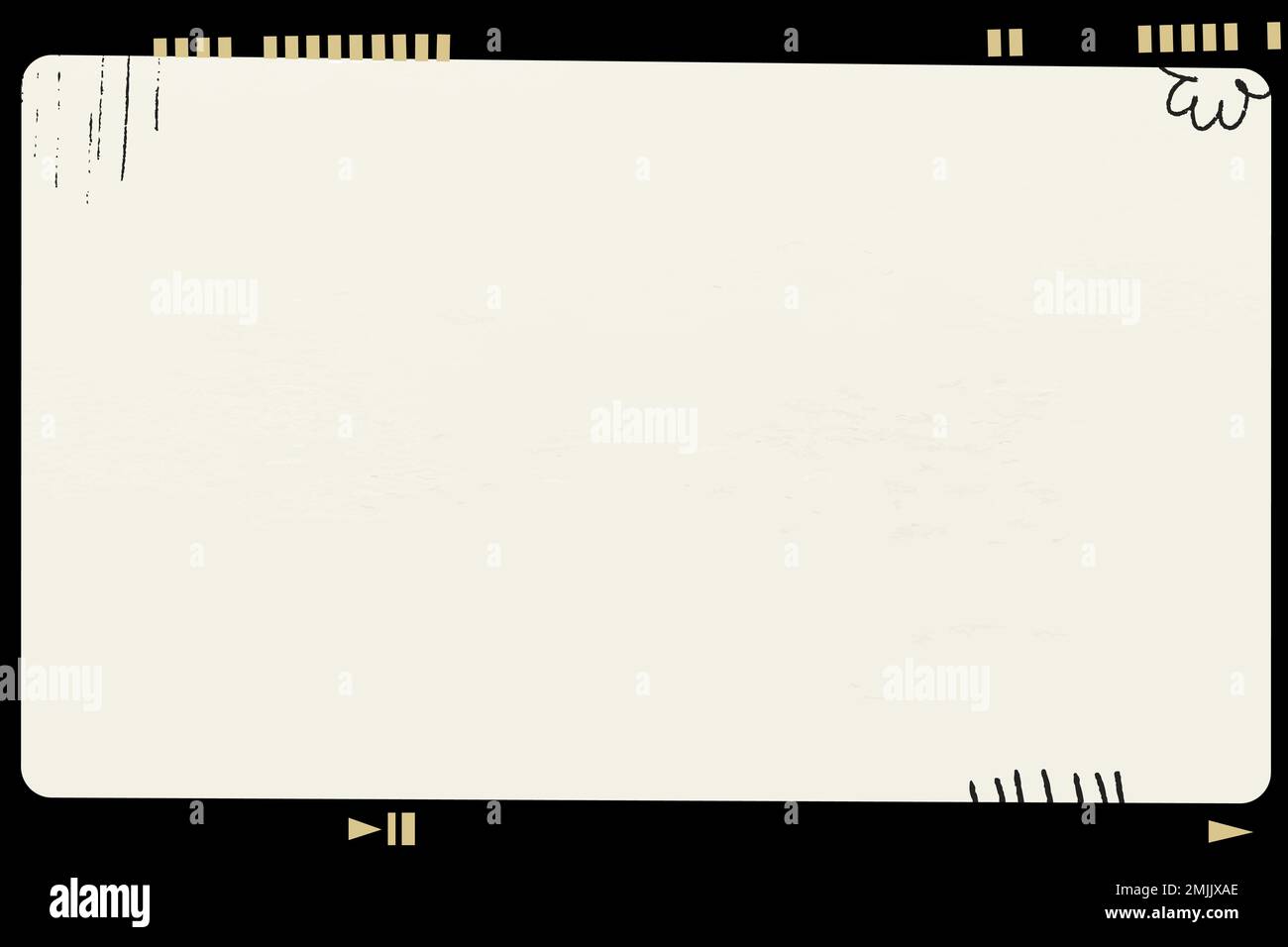 Aesthetic analog film frame vector vintage style photography Stock ...