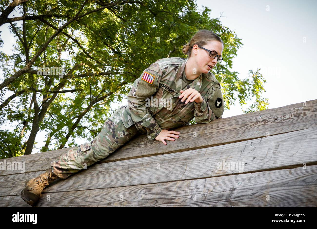 2nd Lt. Lauren Vande Kamp, a Lester, Iowa, native and medical services ...