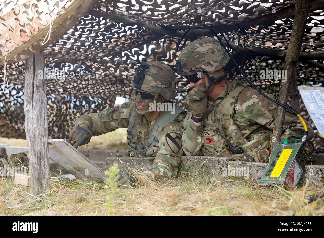 U.S. Army soldiers, assigned to the 3rd Armored Brigade Combat Team ...