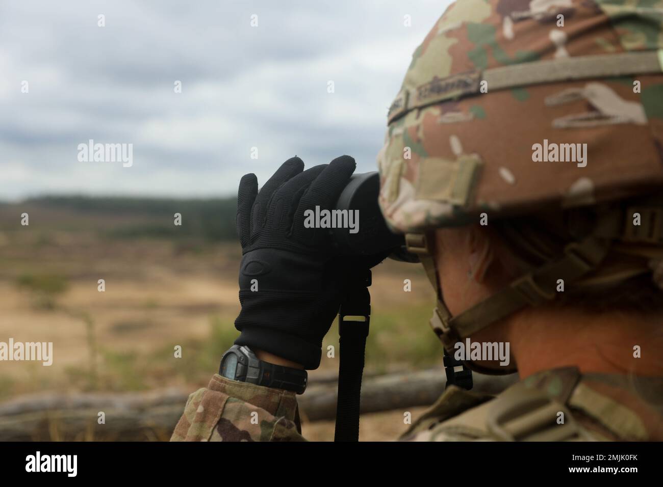 U.S. Army soldier, assigned to the 3rd Armored Brigade Combat Team, 1st ...