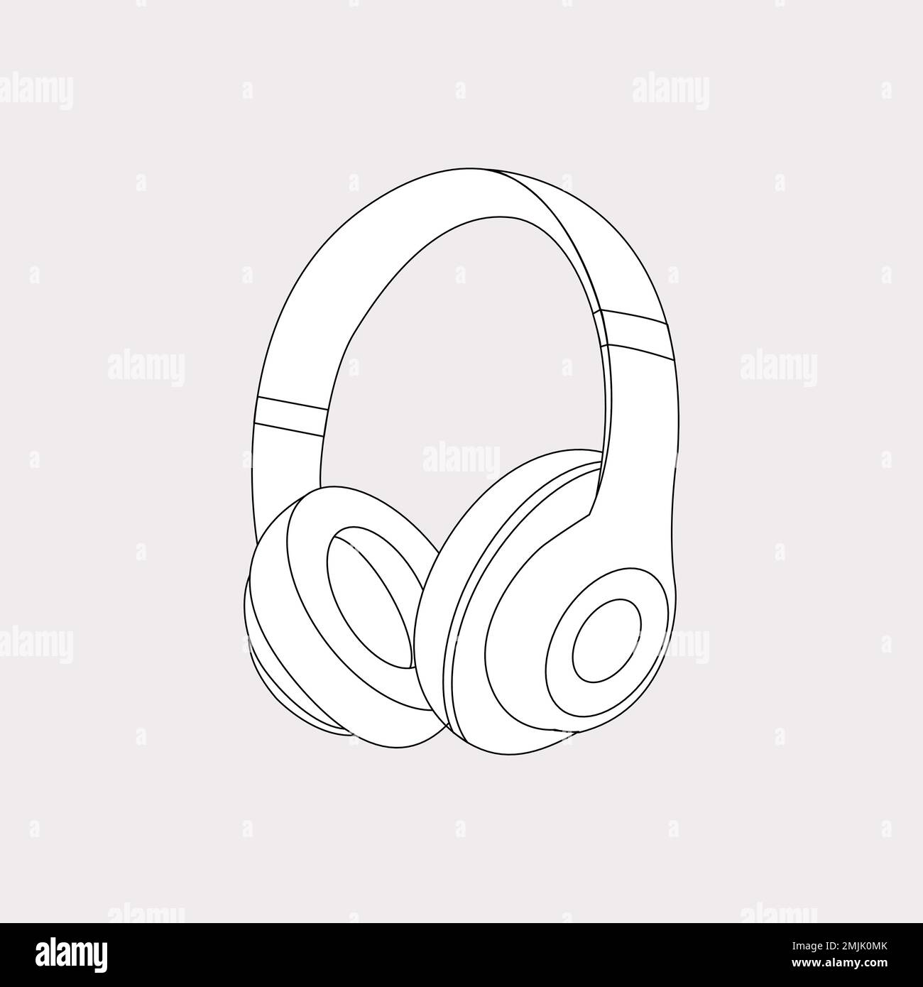 Simple Headphone Drawings
