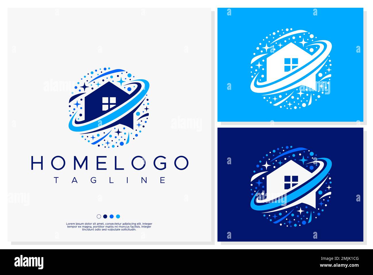 Home space logo design Stock Vector Image & Art - Alamy