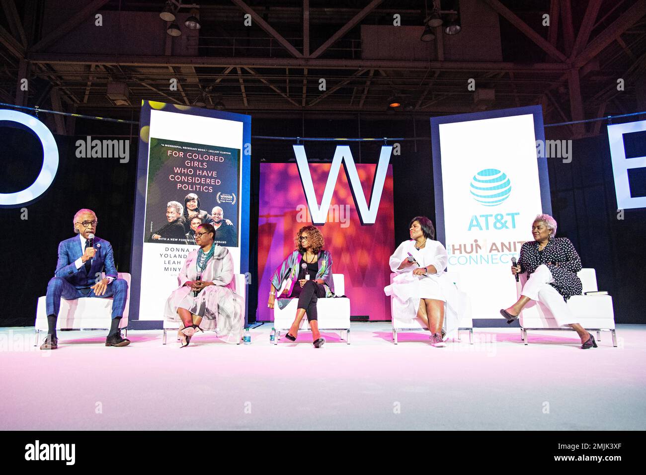 Rev. Al Sharpton (from left), Rev. Leah D. Daughtry, Yolanda Caraway ...