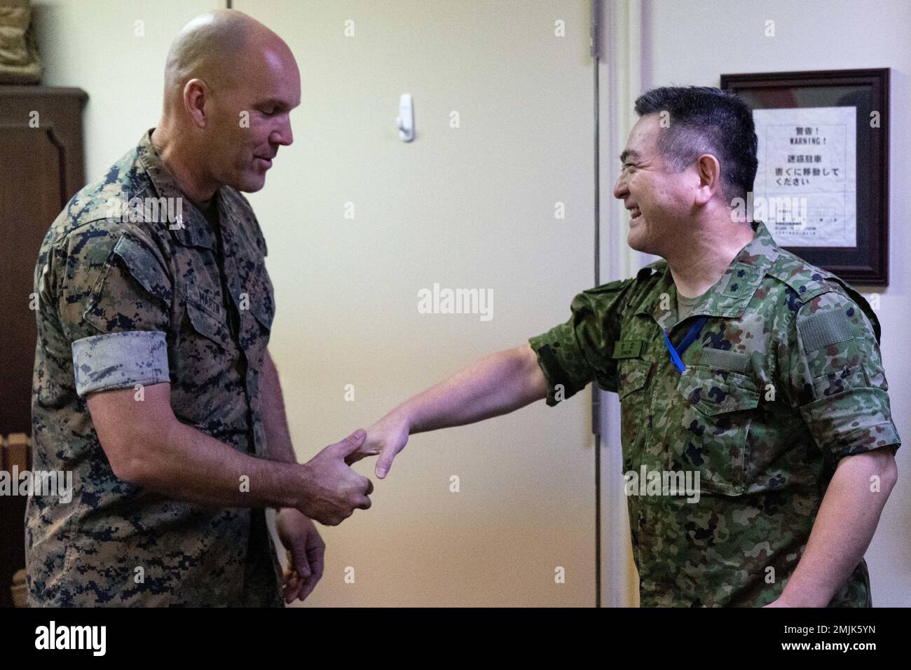U.S. Marine Corps Col. Richard M. Martin, commanding officer of III ...