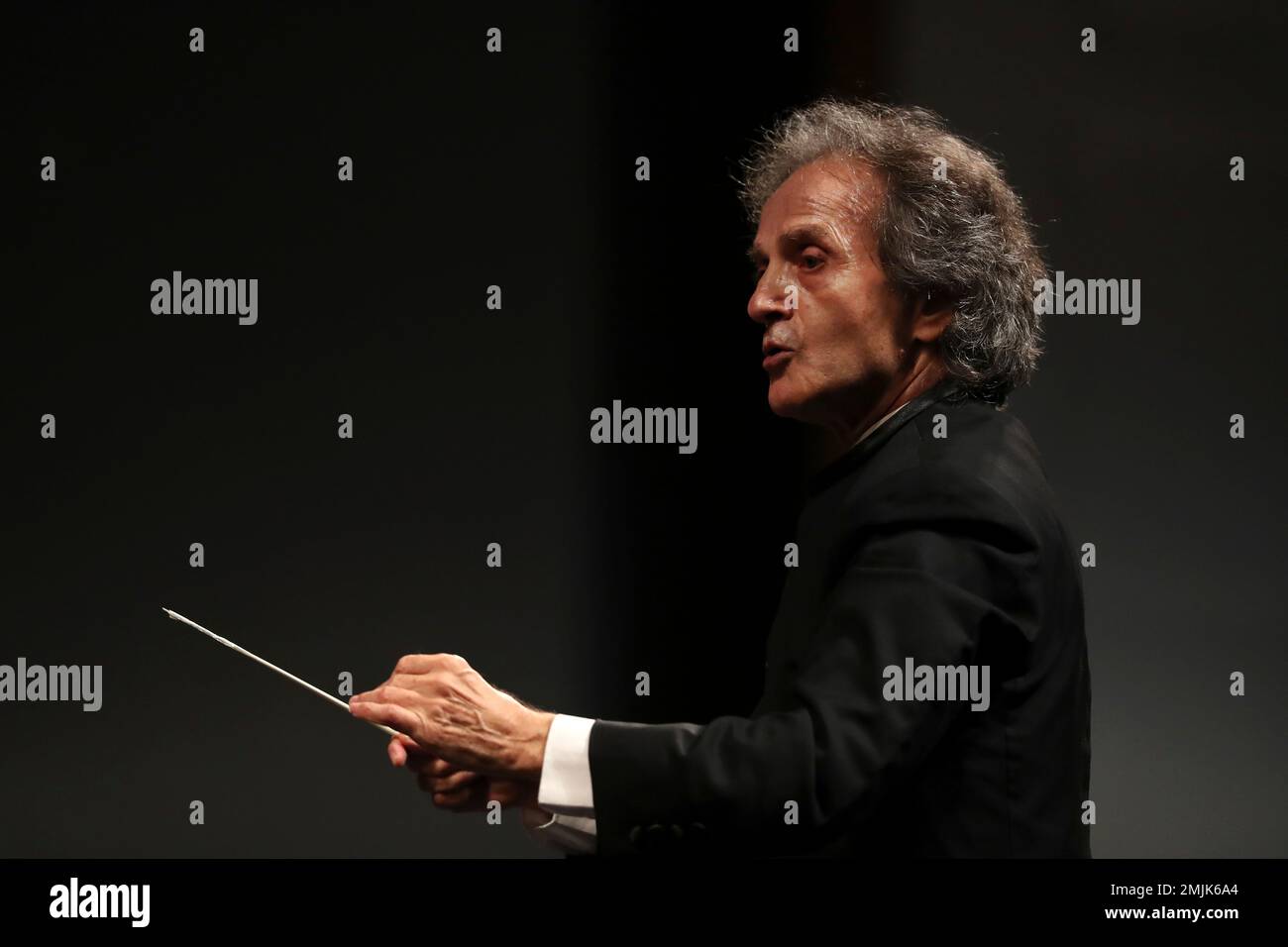 In this Wednesday, July 3, 2019 photo, Iranian American maestro ...