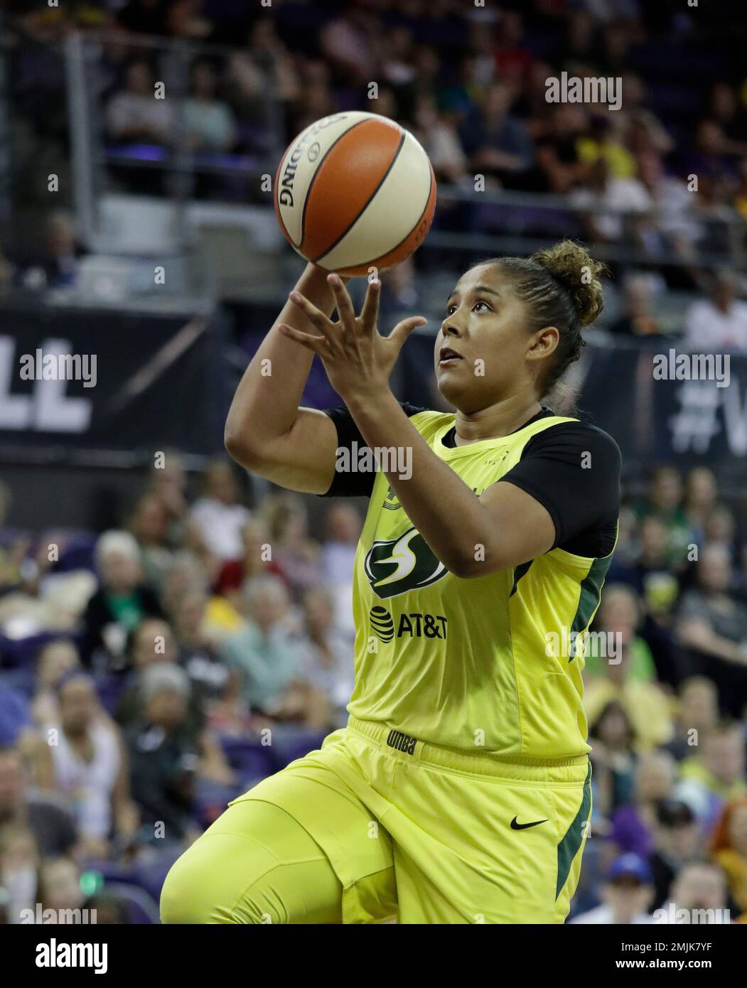 Seattle Storm's Kaleena Mosqueda-Lewis in action against the Phoenix ...