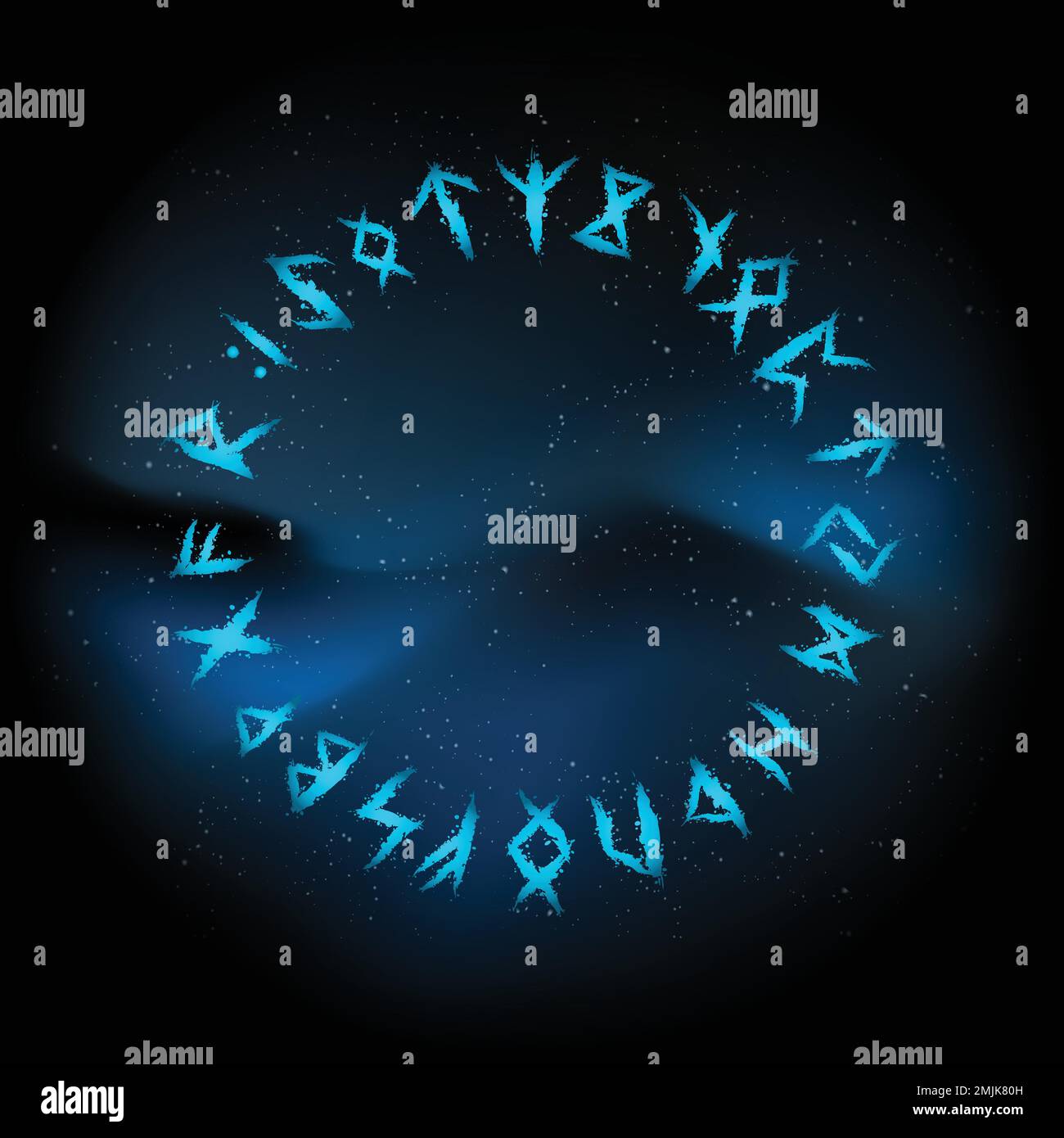 Runic circle vector vectors Stock Vector Images - Alamy