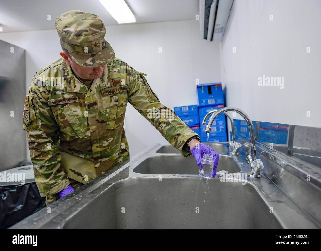 U.S. Air Force Brig. Gen. William Betts, the commander of the 378th Air ...