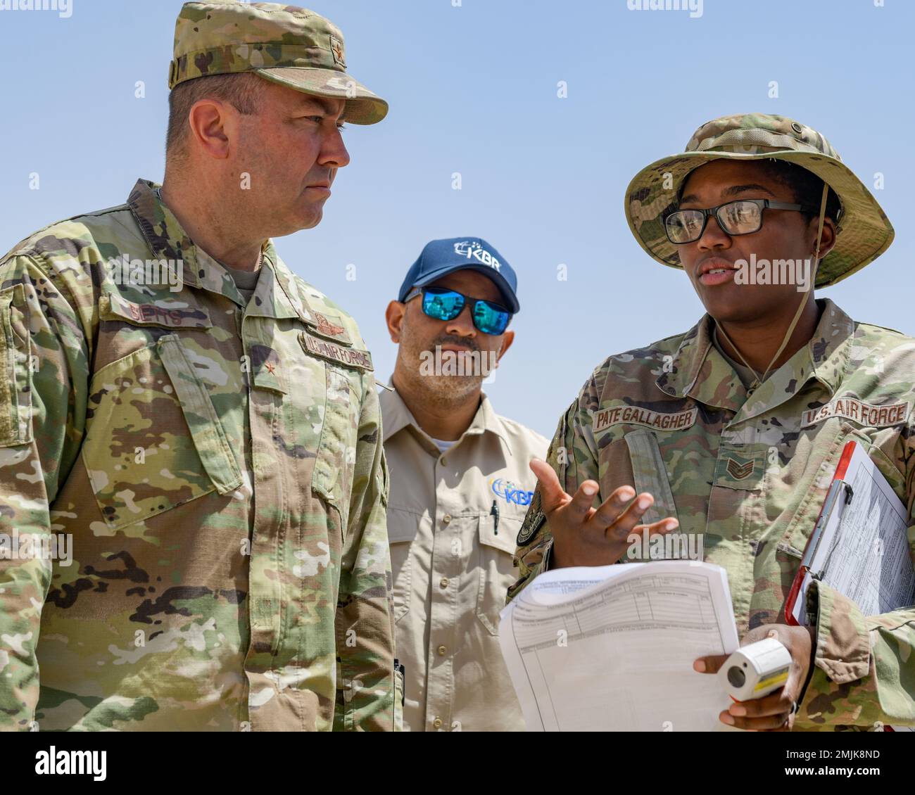 U.S. Air Force Tech Sgt. Cydney Pate-Gallagher, a public health ...