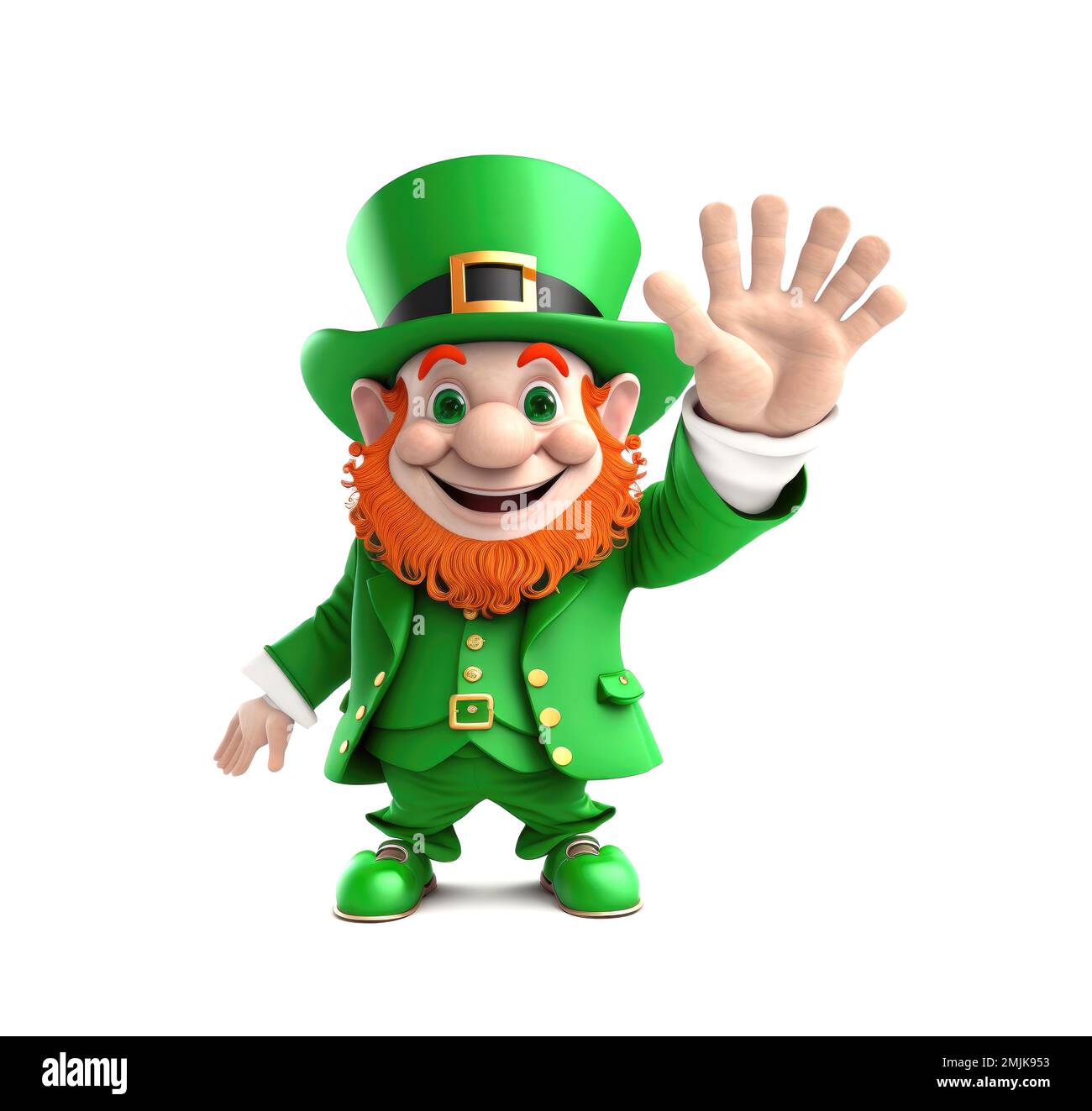 Saint patrick day leprechaun character hi-res stock photography and ...
