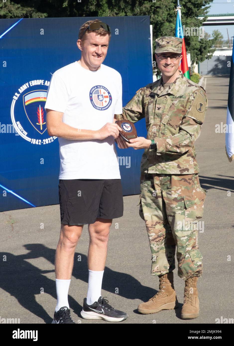 U.S. Army Col. John Fuchko (left), the U.S. Co-exercise Director for ...