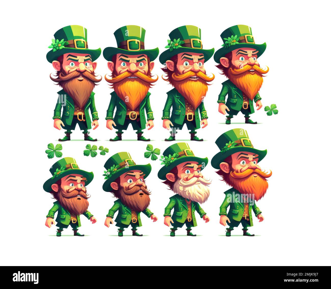 Saint patrick day leprechaun character hi-res stock photography and ...