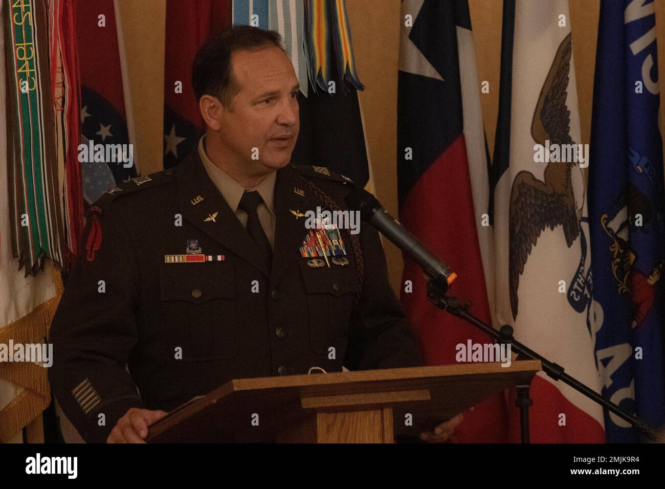 Col. Eric Vanek, commander of the 3rd Combat Aviation Brigade, 3rd ...