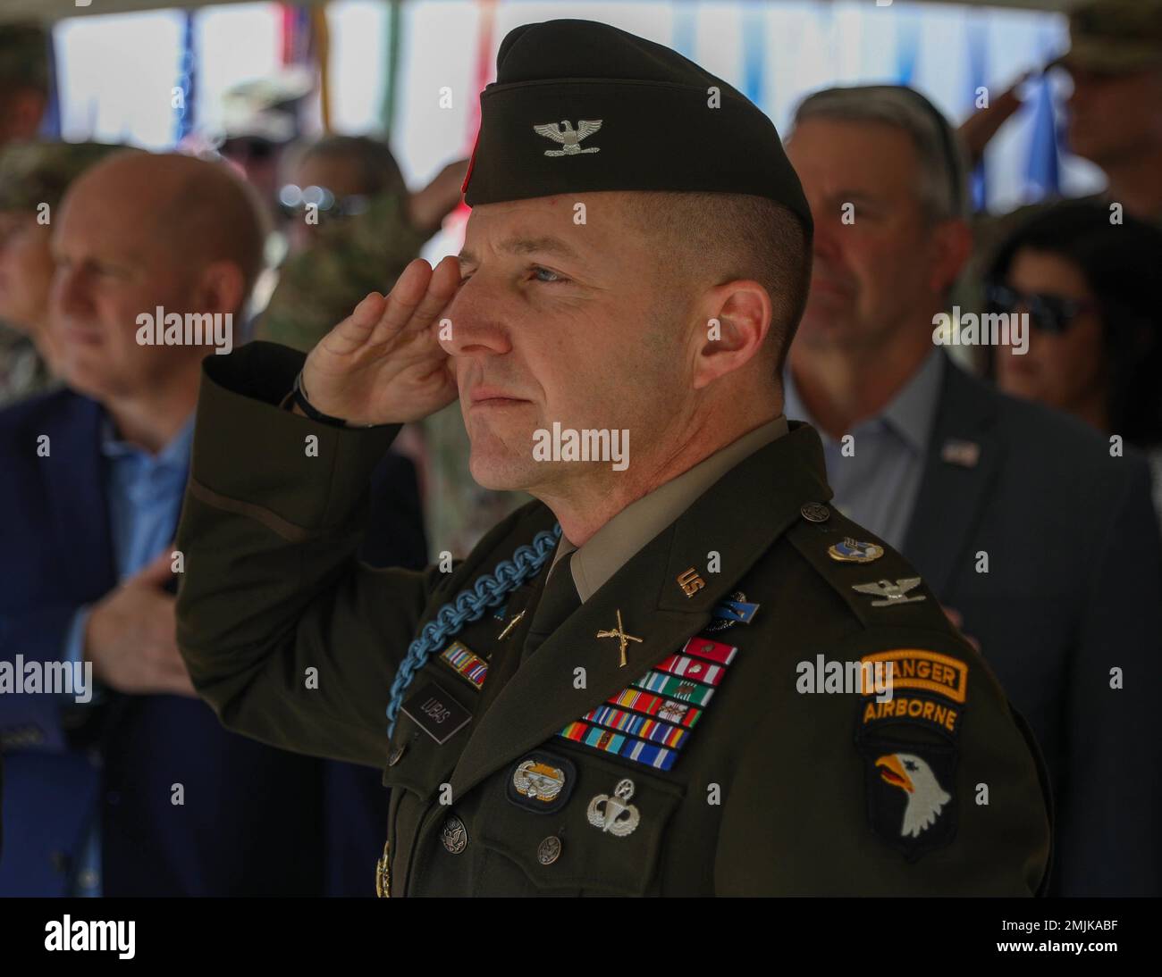 Colonel John Lubas, deputy commanding officer(operations), 101st Airborne Division (AASLT ...