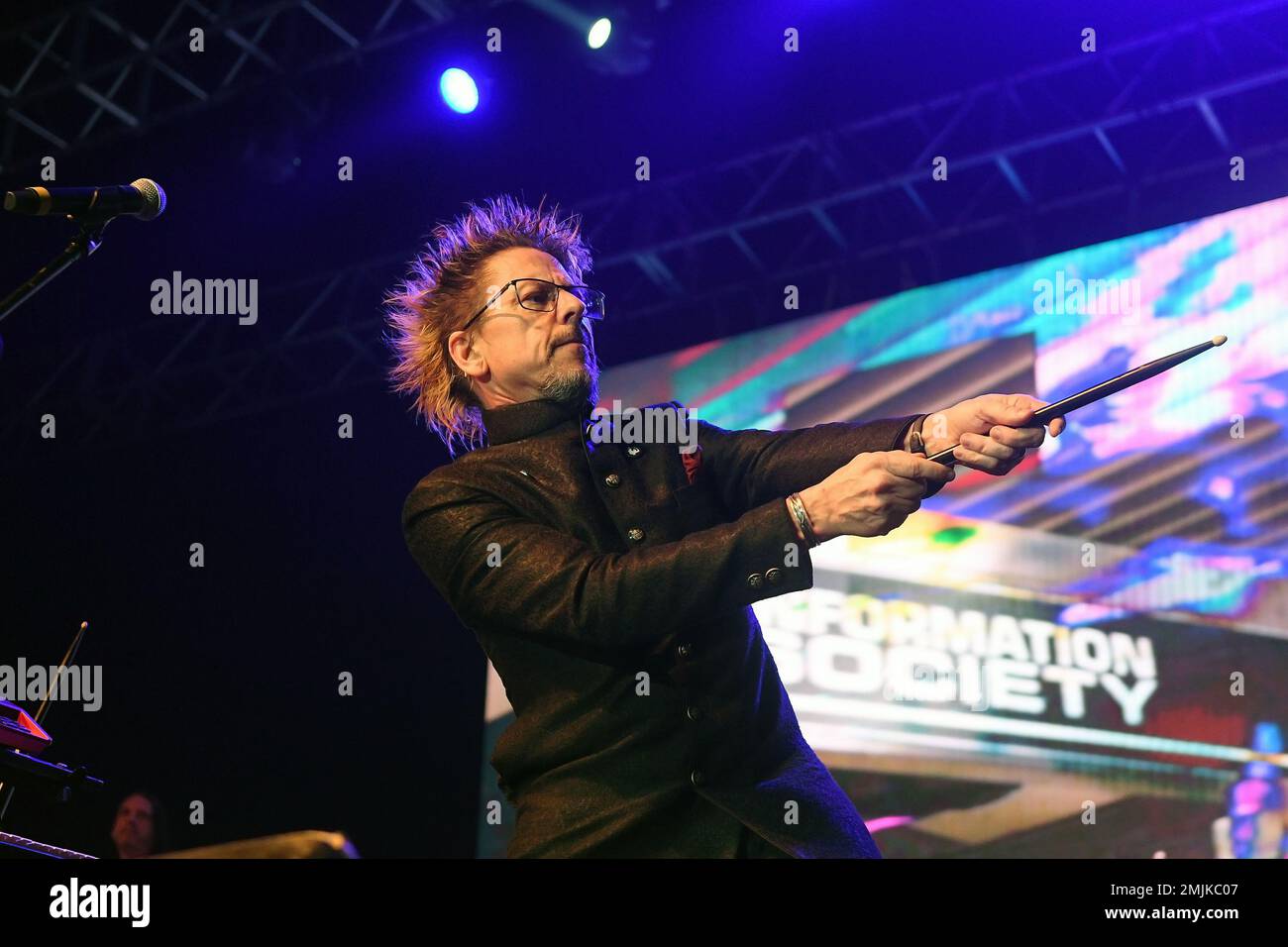 Rio de Janeiro, Brazil,January 27, 2023. Singer Kurt Harland of the ...