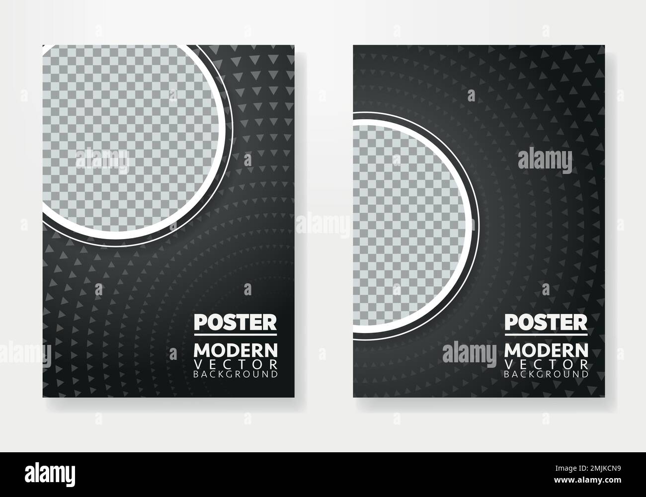 Poster layout design. Vector illustration background template front and ...