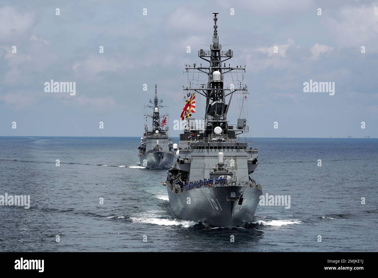 In this June 26, 2019, photo, Japan's Maritime Self-Defense Force ...