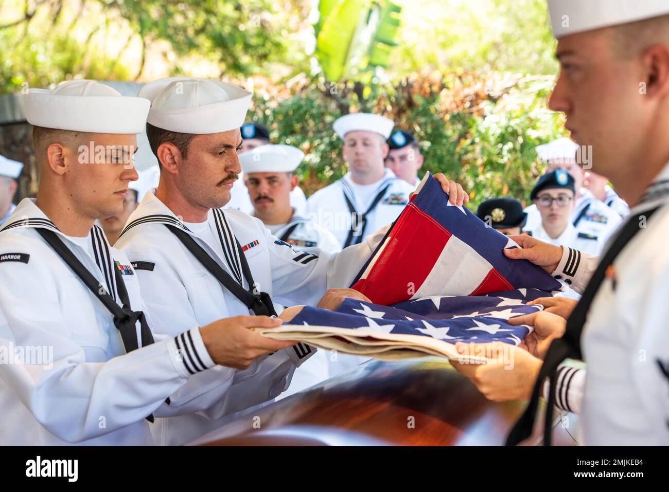 U.S. Navy Sailors assigned to Navy Region Hawaii and the Defense POW ...