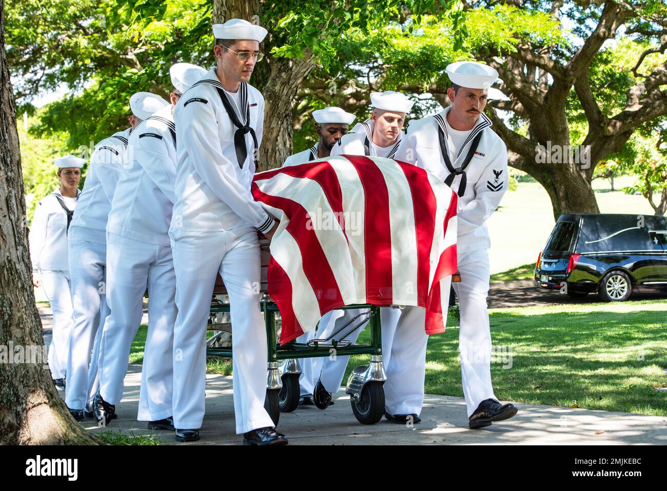 U.S. Navy Sailors assigned to Navy Region Hawaii and the Defense POW ...