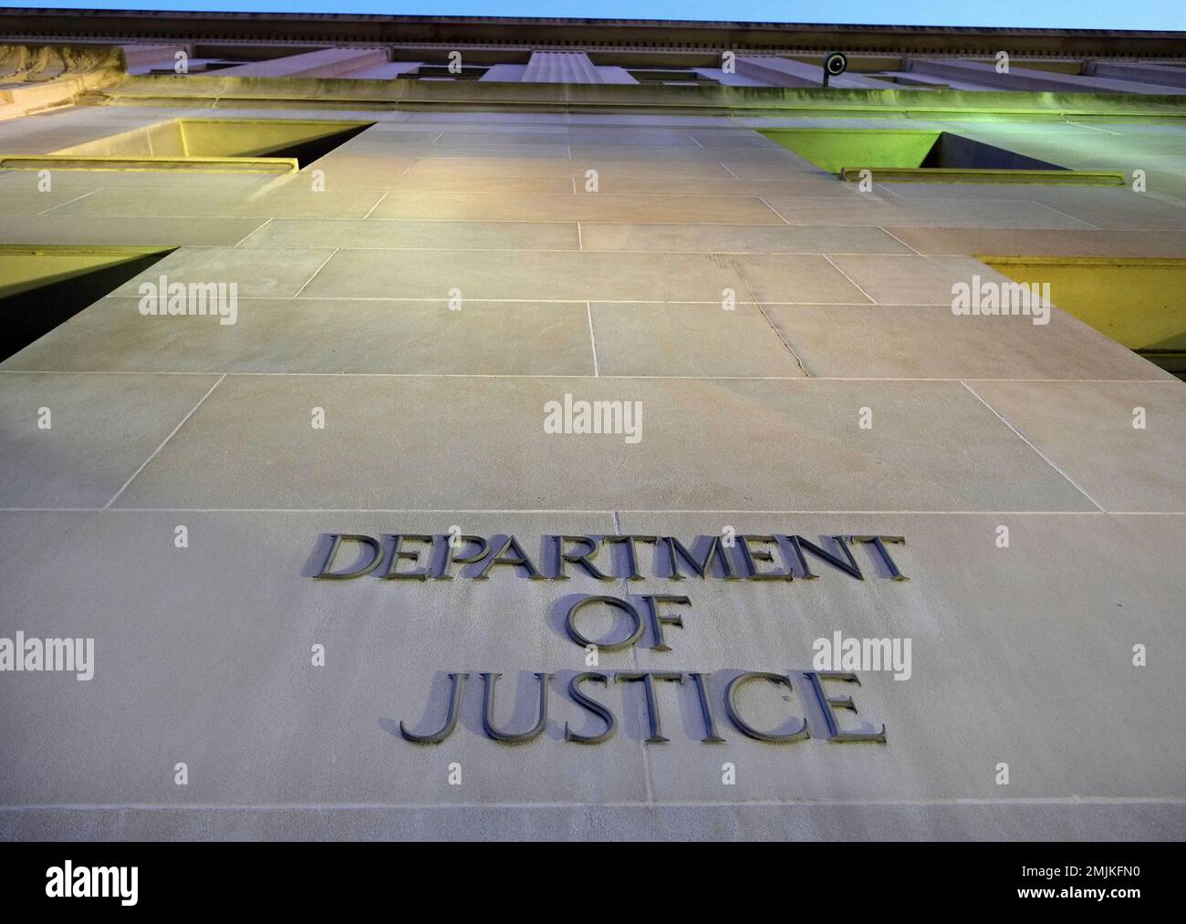 FILE - In this May 14, 2013, file photo, the Department of Justice ...