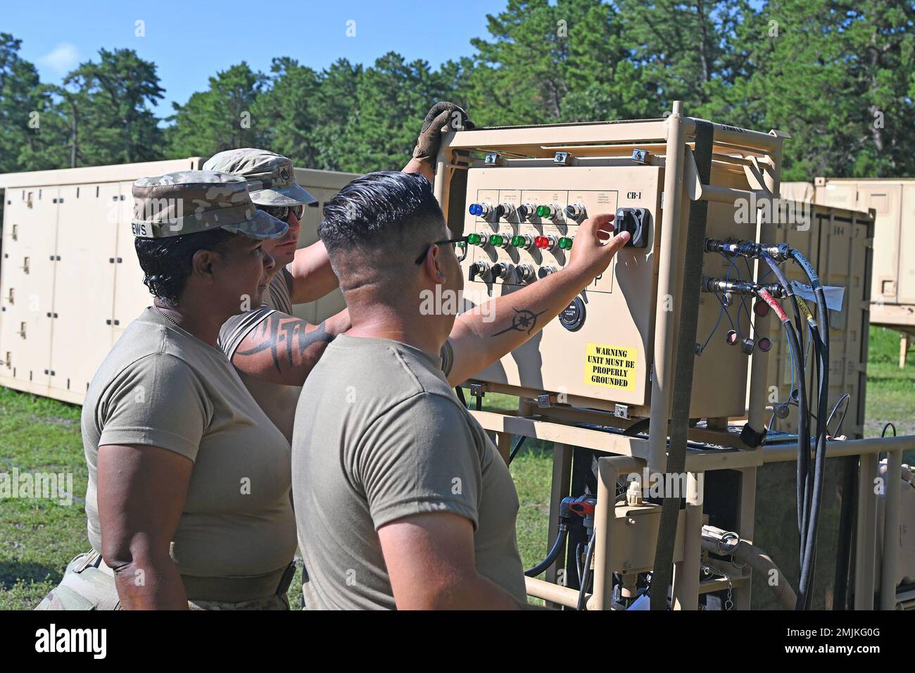 The TTC Dix/ 80th Training Command (TASS) are training these solders ...