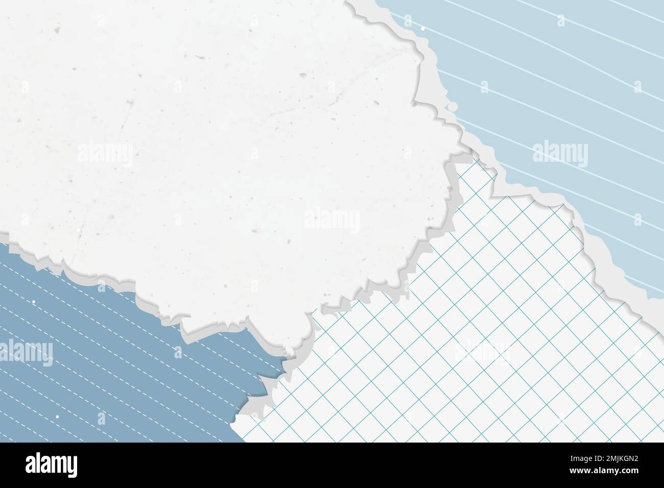 Blue ripped note collection vector Stock Vector Image & Art - Alamy