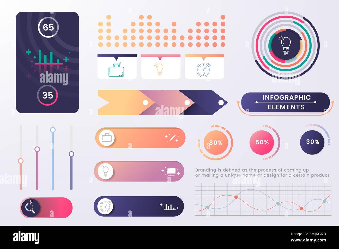 Colorful infographic element design vector Stock Vector Image & Art - Alamy