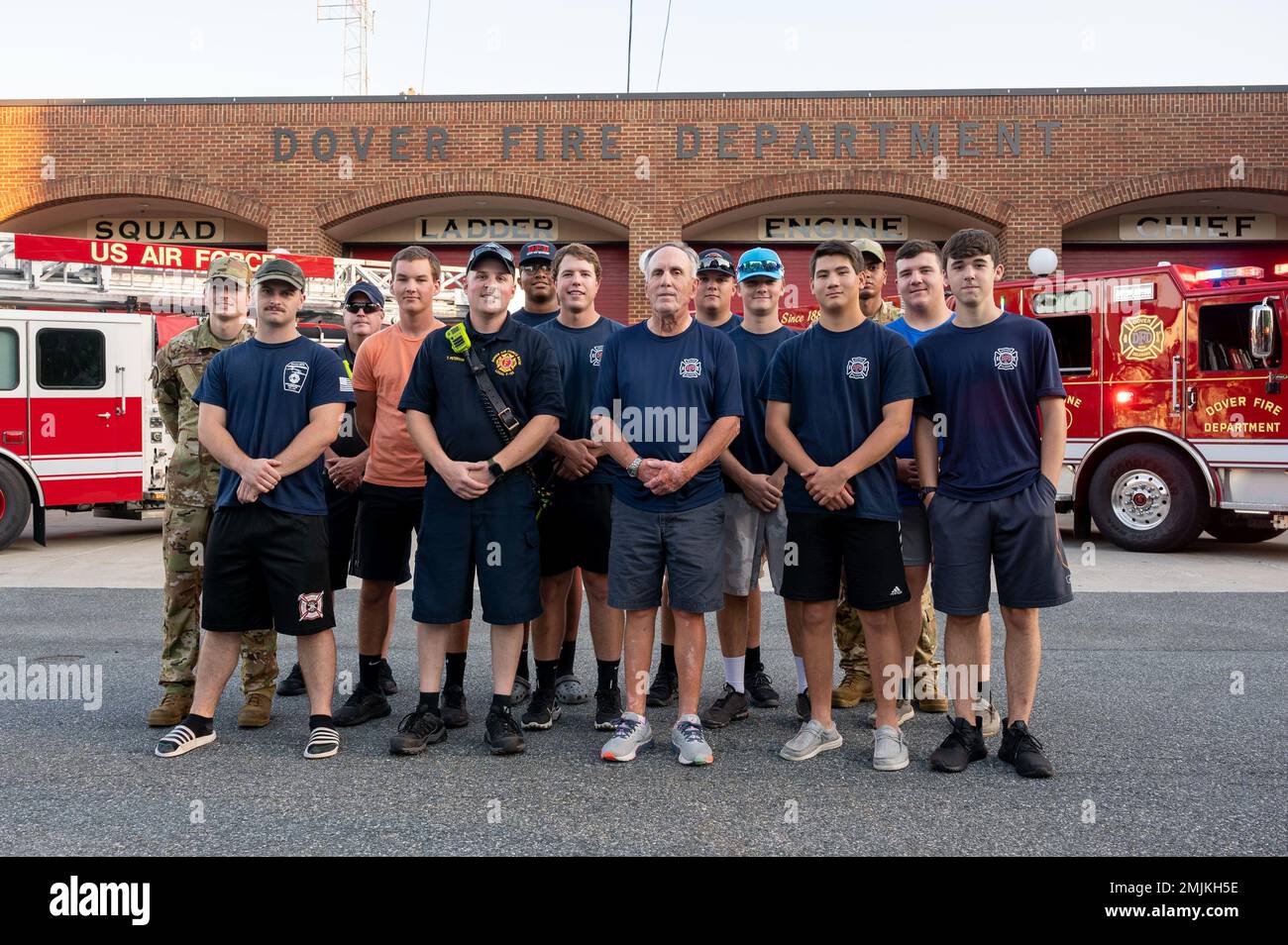 Airmen from the 436th Civil Engineer Squadron and members of the Dover ...
