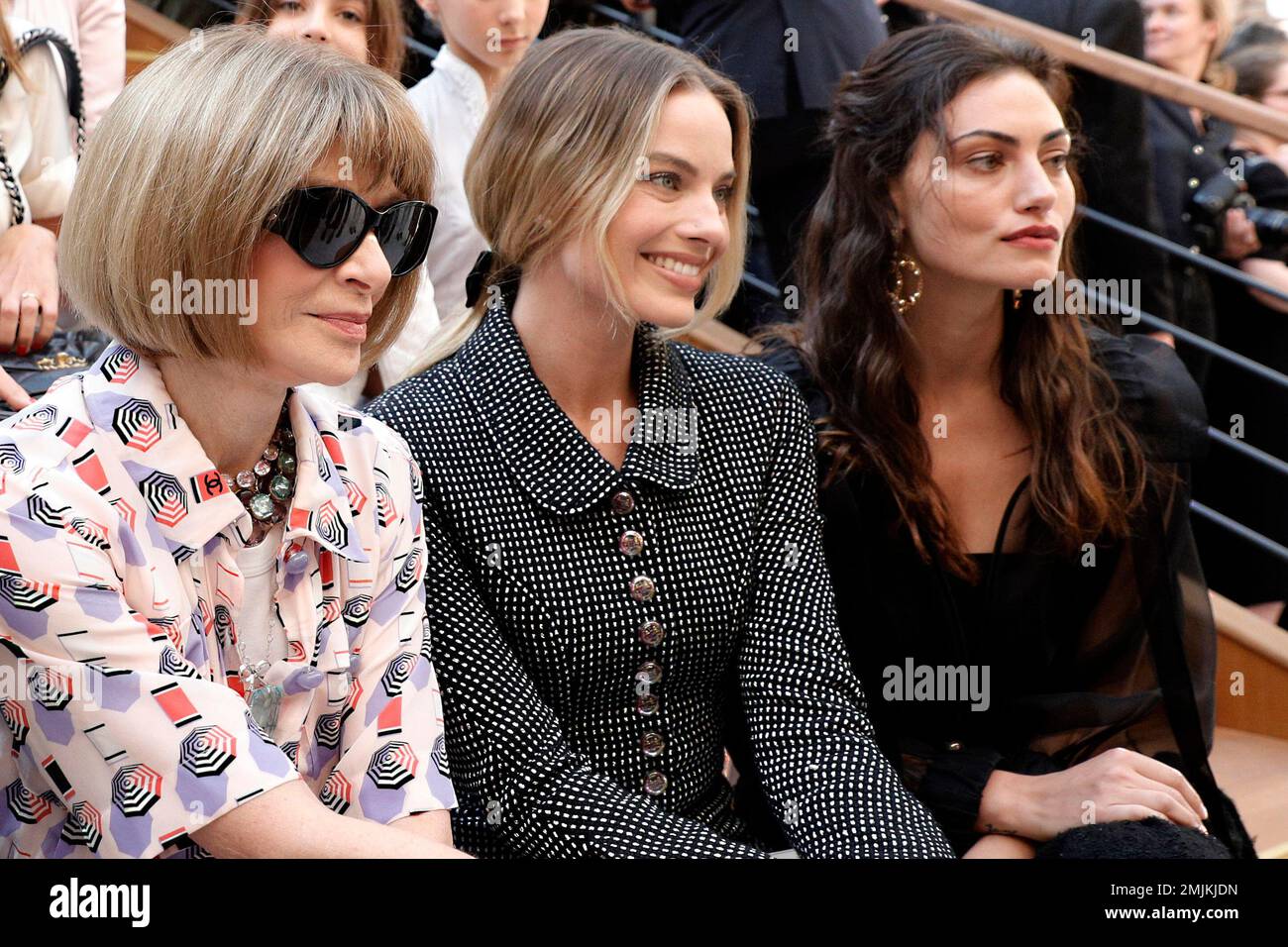 Actresses Phoebe Tonkin, from right, Margot Robbie and magazine editor ...