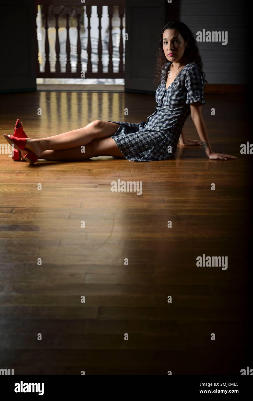 In this May 30, 2019 photo, Puerto Rican singer Ileana Cabra, also ...