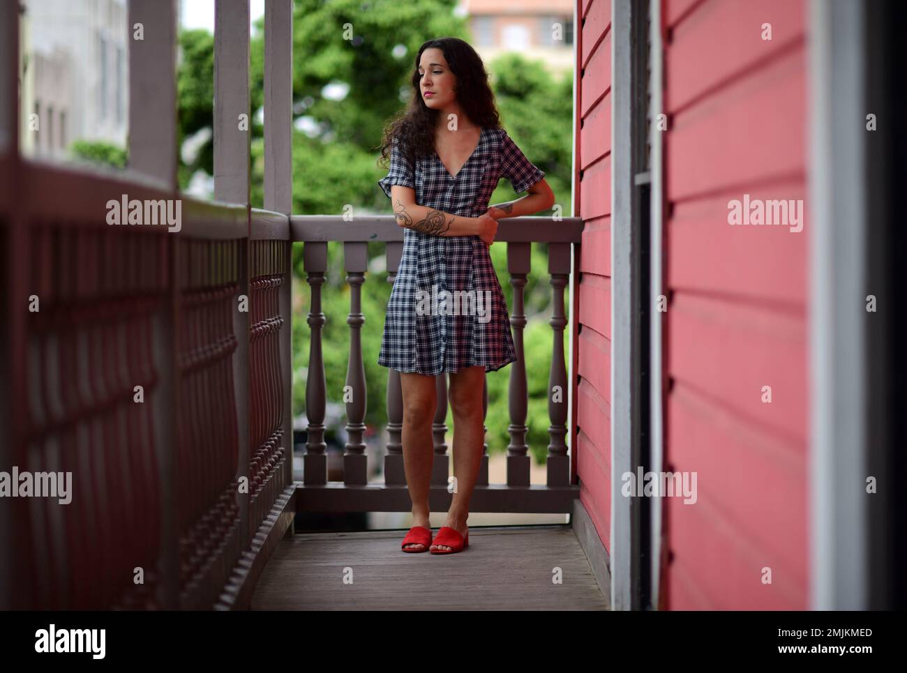 In this May 30, 2019 photo, Puerto Rican singer Ileana Cabra, also ...