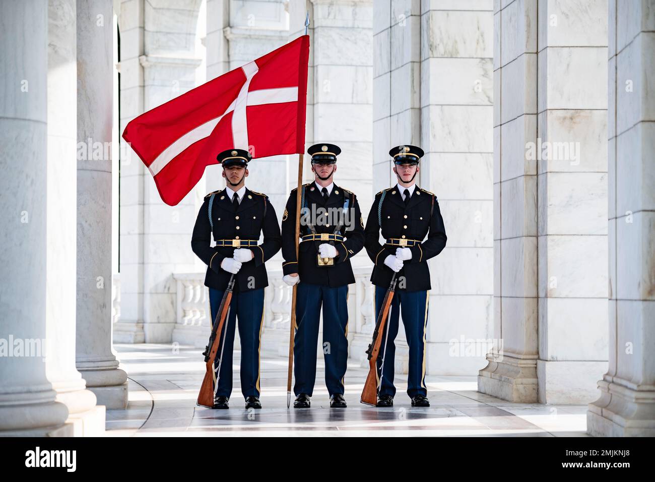 A color guard from the 3d U.S. Infantry Regiment (The Old Guard ...