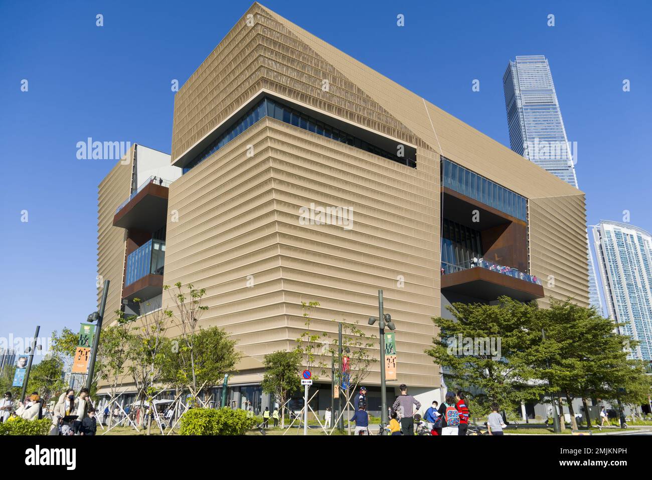 Hong Kong Palace Museum located in West Kowloon Cultural District. The ...