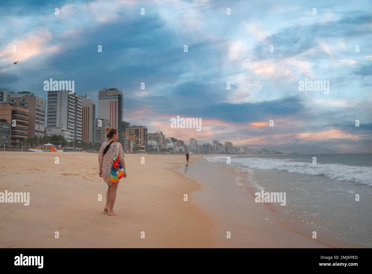 Leblon beach in Rio de Janeiro, Brazil Stock Photo - Alamy