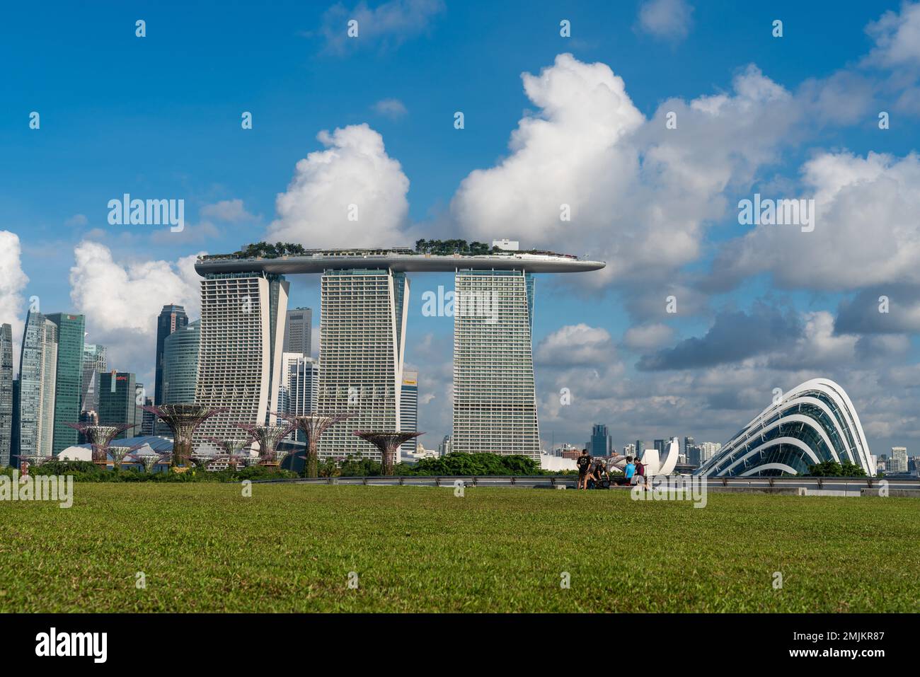 Singapore coastal levee hi-res stock photography and images - Alamy