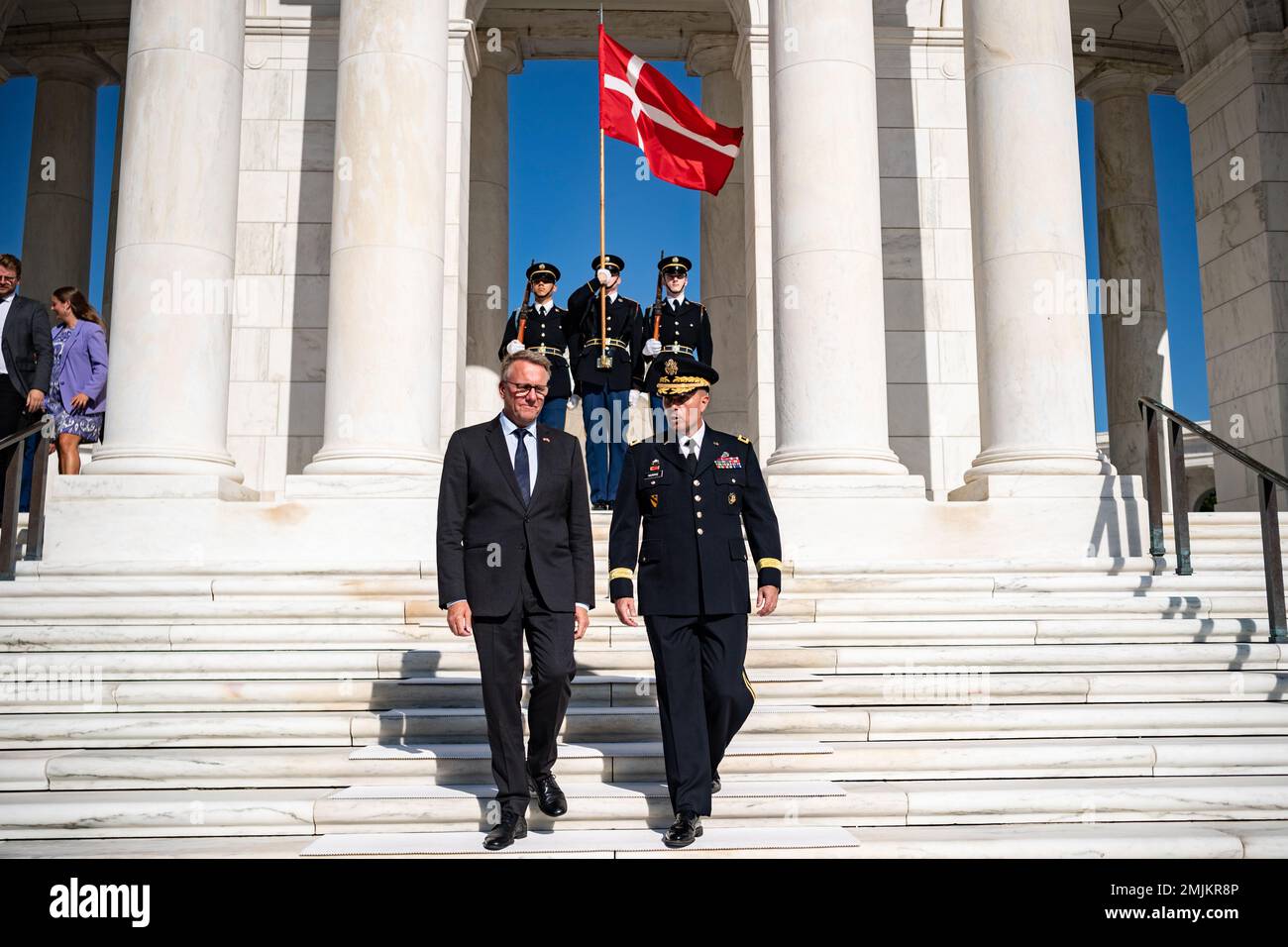 Morten Bødskov, minister of defence, Denmark, and U.S. Army Brig. Gen ...