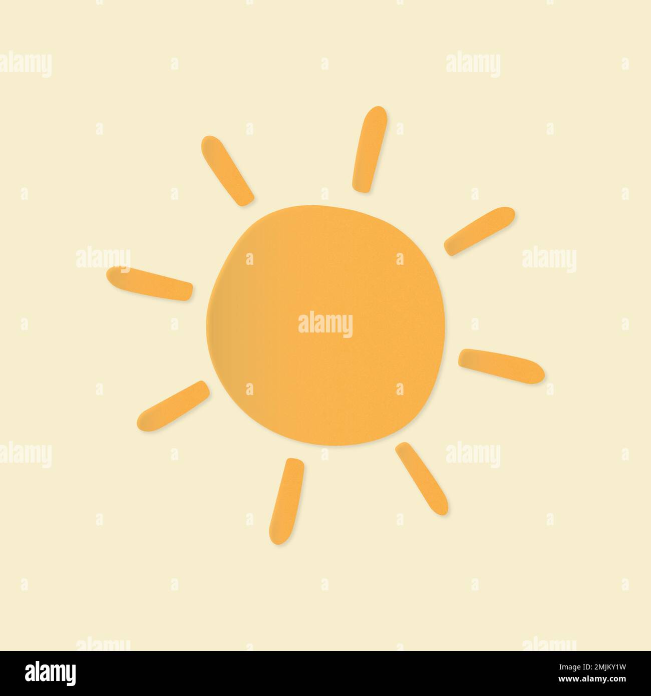 Cute sun sticker, printable weather clipart vector Stock Vector Image ...