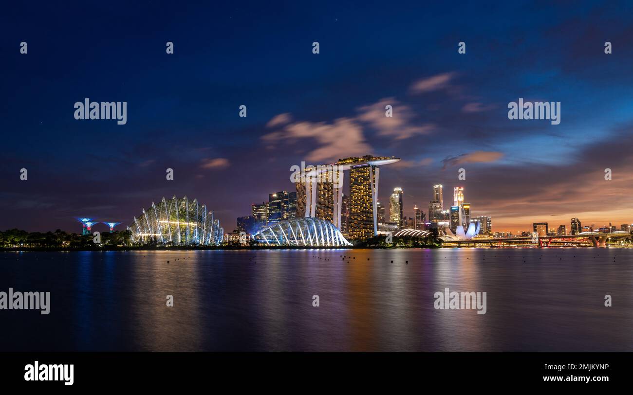 Singapore coastal levee hi-res stock photography and images - Alamy