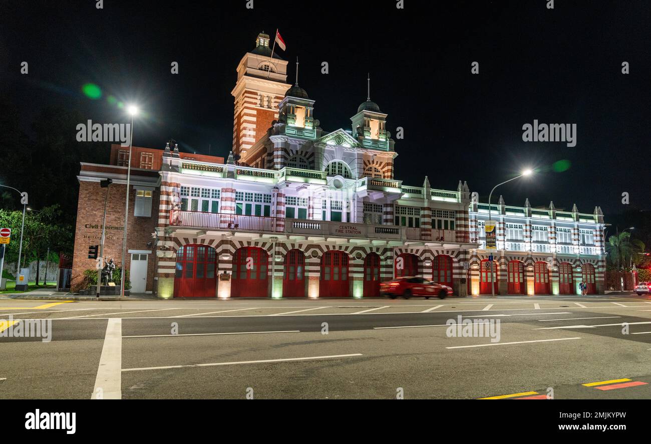 Singapore's central fire department Stock Photo - Alamy