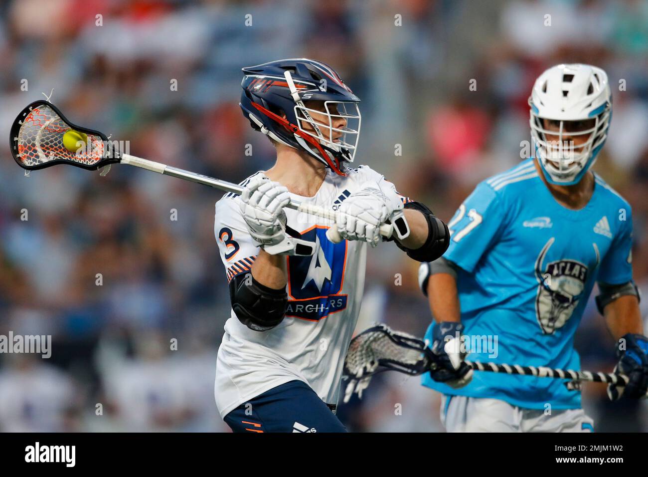 IMAGE DISTRIBUTED FOR PREMIER LACROSSE LEAGUE - Archers midfielder Dan ...