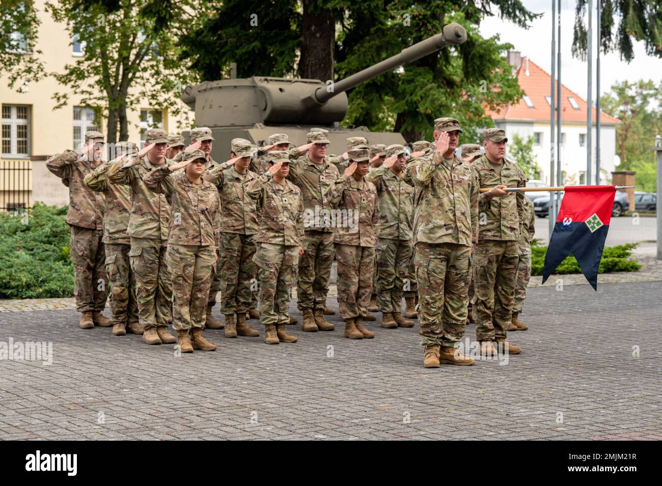U.S. Soldiers with Brigade Headquarters and Headquarters Company, 588th ...