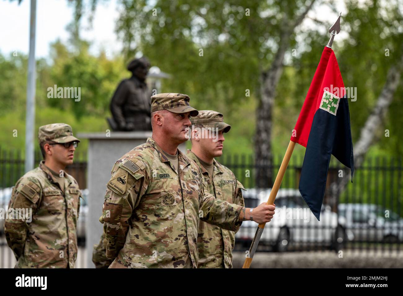U.S. Soldiers with Brigade Headquarters and Headquarters Company, 588th ...