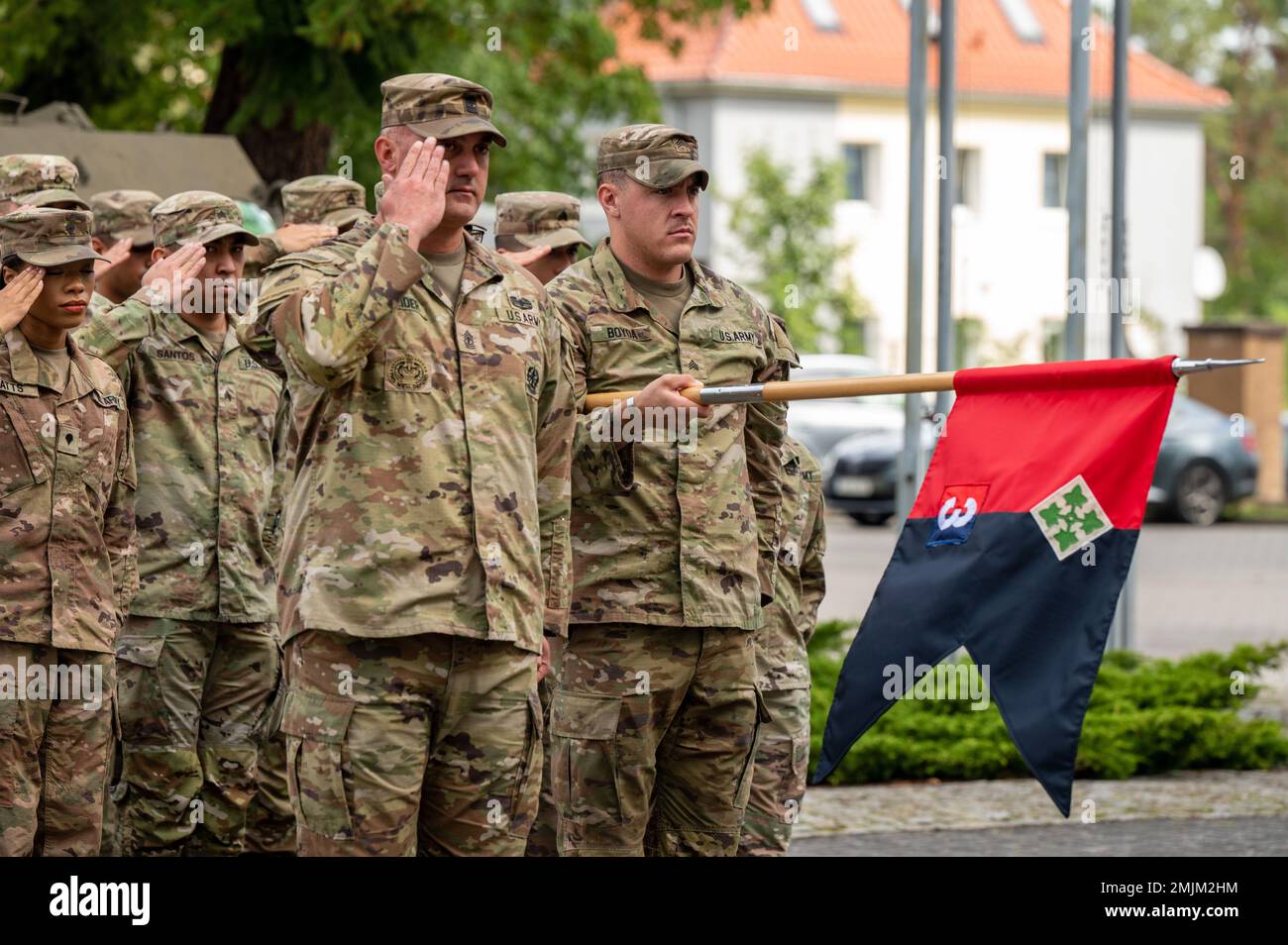 U.S. Soldiers with Brigade Headquarters and Headquarters Company, 588th ...