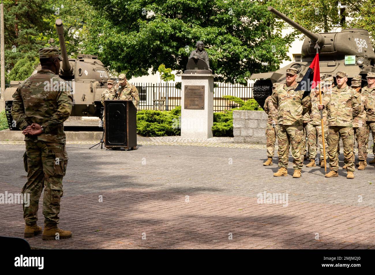 U.S. Soldiers with Brigade Headquarters and Headquarters Company, 588th Brigade Engineer ...