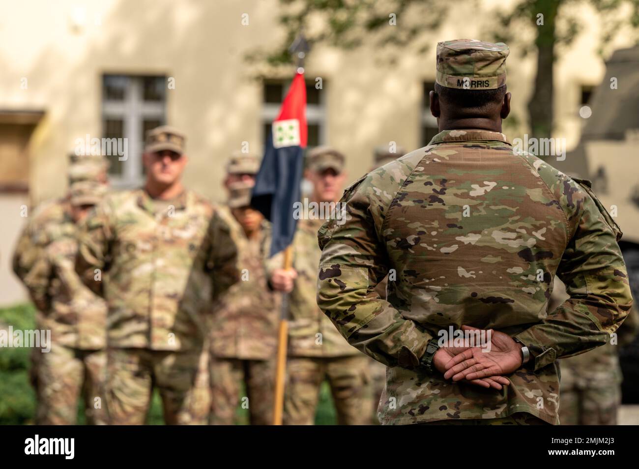 U.S. Soldiers with Brigade Headquarters and Headquarters Company, 588th ...