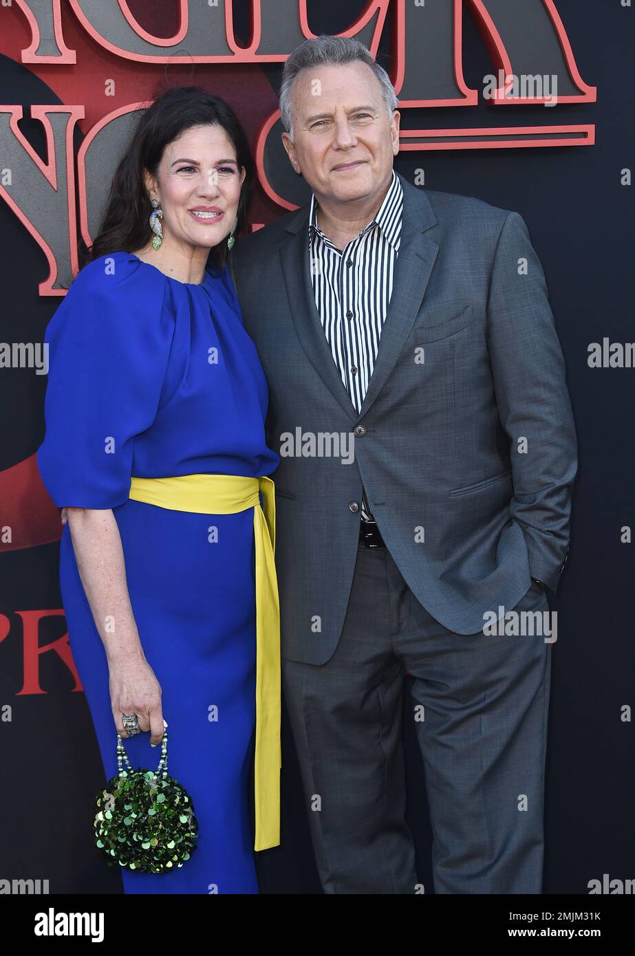 Paul Reiser, right, and Paula Ravets arrive at the season three ...
