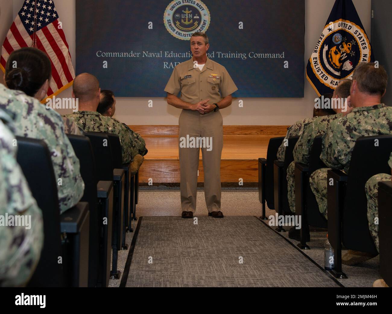 NEWPORT, R.I. (Aug. 31, 2022) Rear Adm. Pete Garvin, commander, Naval ...