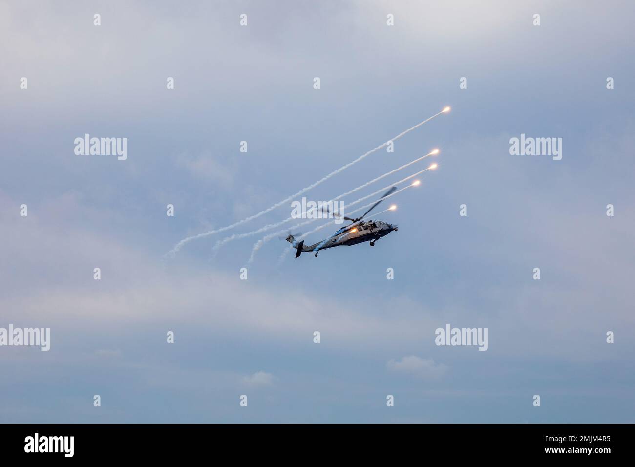 220901-N-MW880-1291 ADRIATIC SEA (Sep. 1, 2022) An MH-60S Nighthawk ...