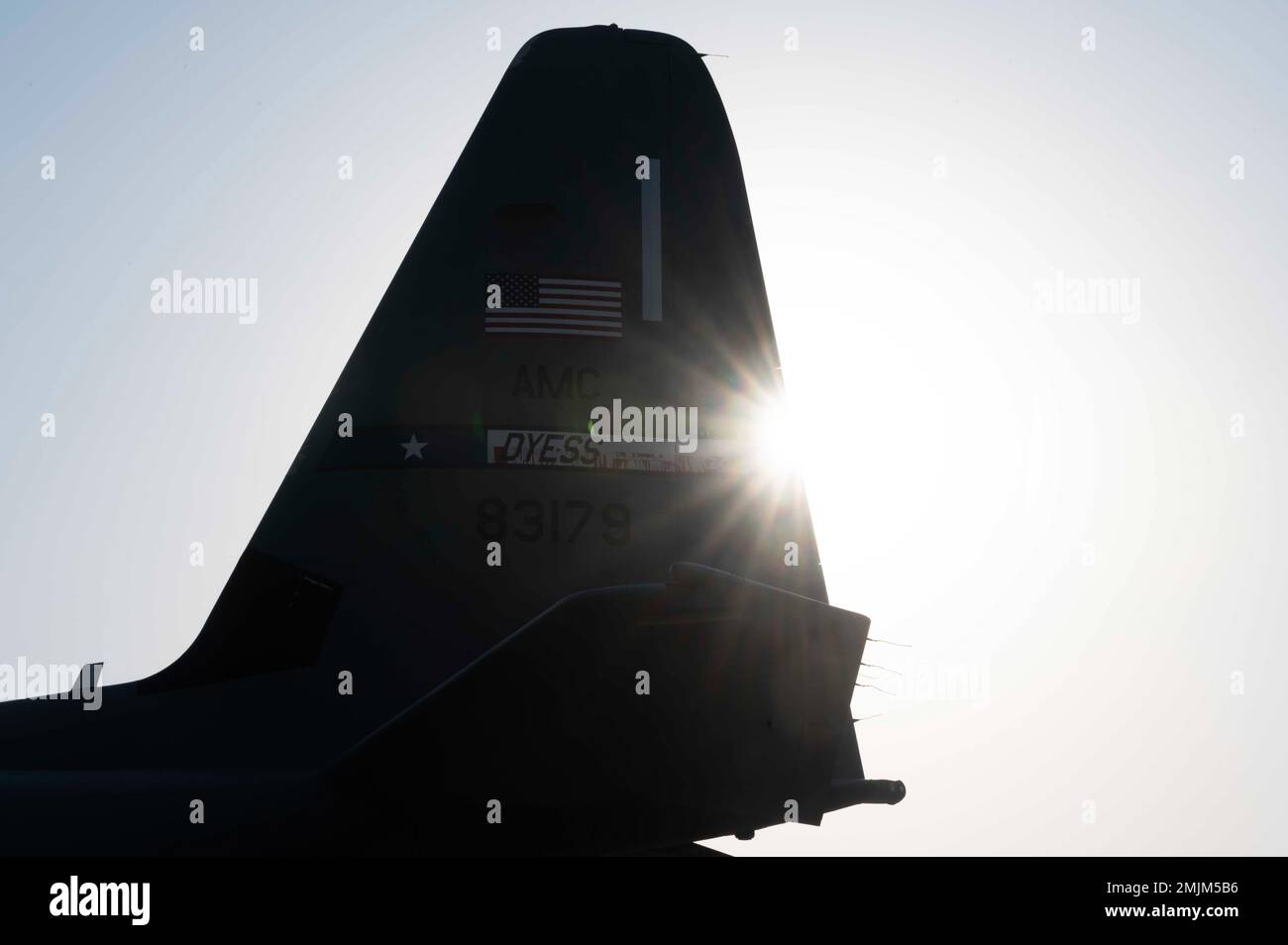 A C-130J from the 39th Expeditionary Airlift Squadron at Dyess Air ...